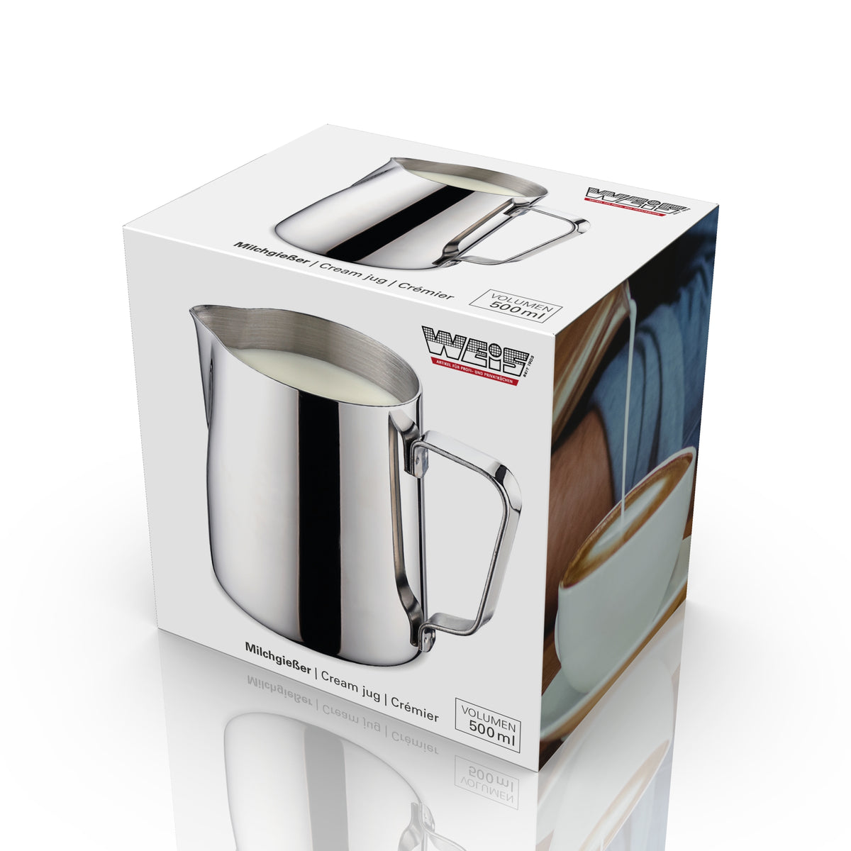 Weis Milk Jug Stainless Steel 500ml – Stock Design Store