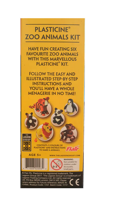 Plasticine Zoo Animals Modelling Kit – Stock Design Store